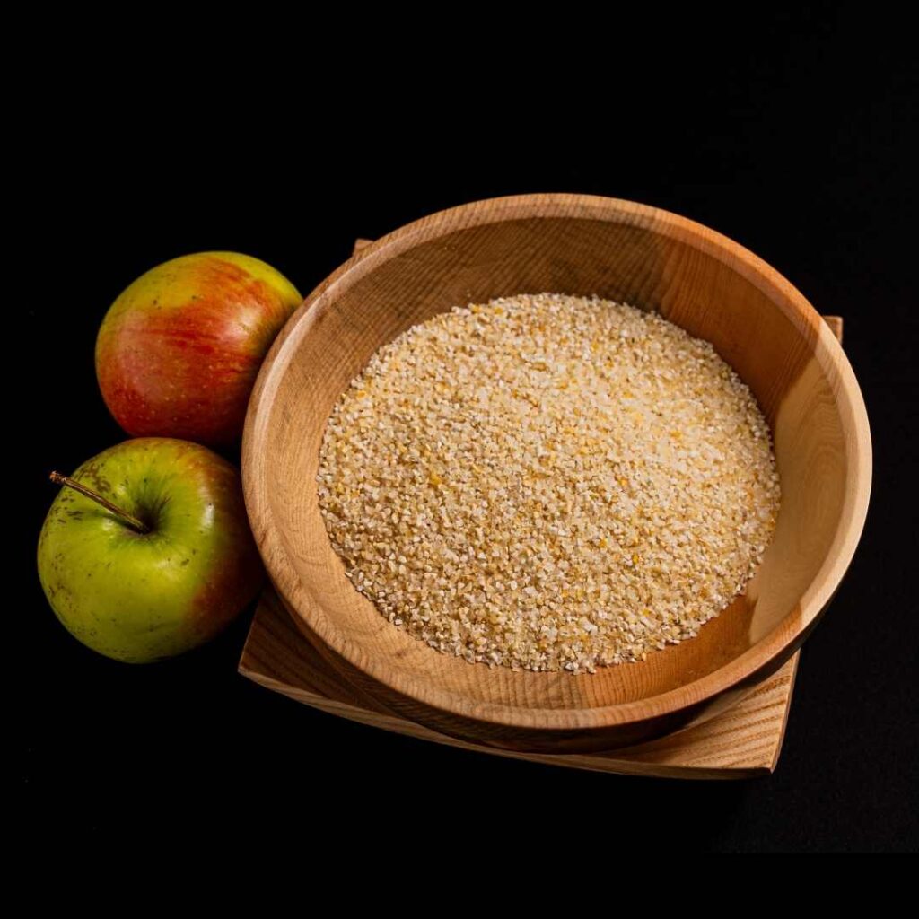 Vorarlberger Riebel mit Apfelmus von Roland König ★ Rezept